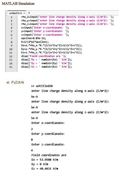 Solved Matlab Simulation Untitled10 M 1 Rhox Input Enter Line