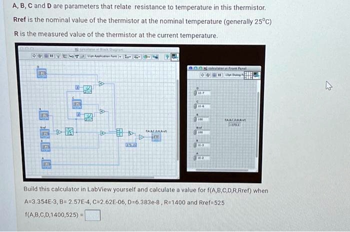 SOLVED: Texts: A, B, C, and D are parameters that relate resistance to ...