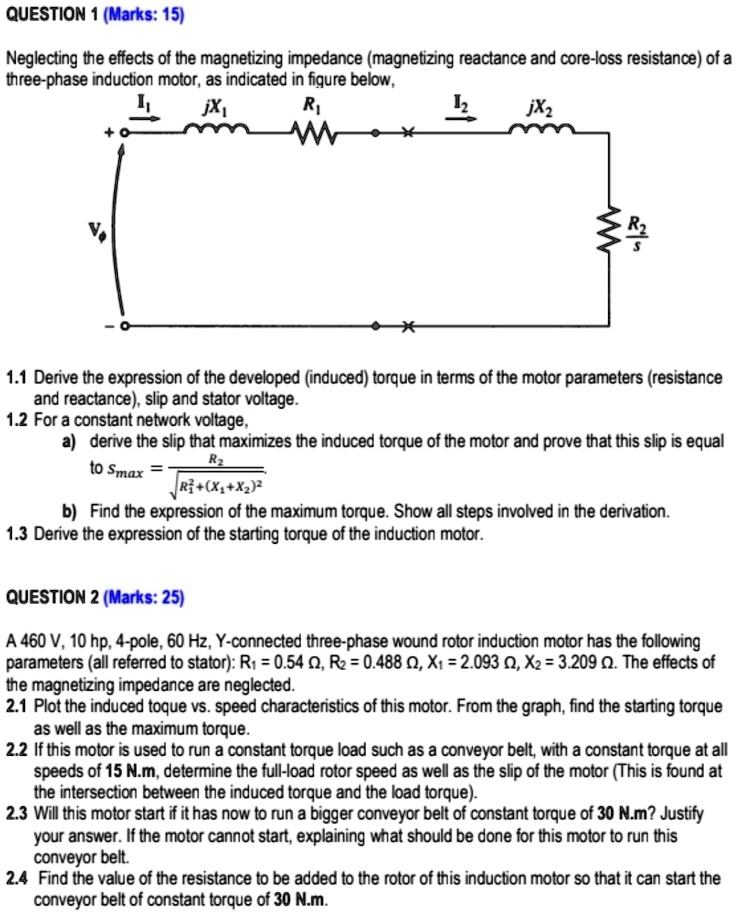 Solved Question 1 Marks 15 Neglecting The Effects Of The
