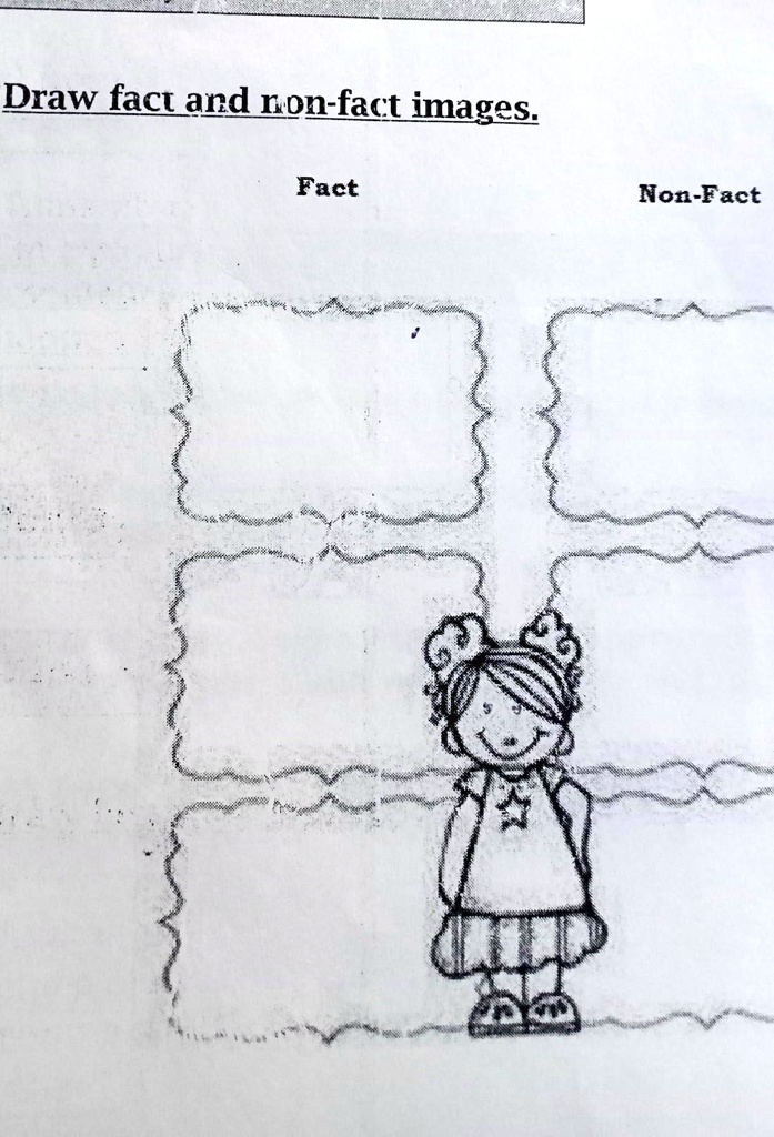 SOLVED: Draw fact and non-fact images Draw fact and non-fact images ...