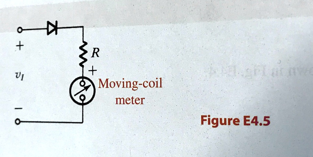 [GET ANSWER] Moving-coil meter Figure E4.5