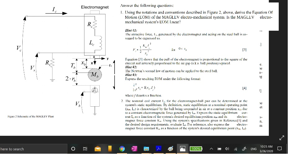 electromagnet answer the following questions using the notations and conventions described in ...