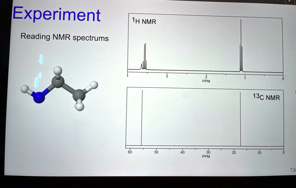 Please interpret both NMR spectrums 2 Experiment Reading NMR spectrums ...