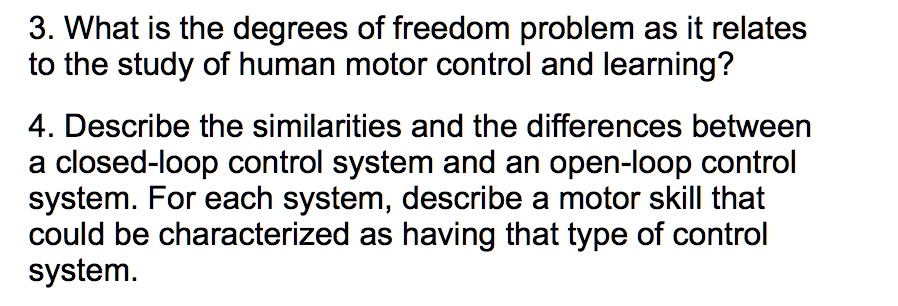 3. What is the degrees of freedom problem as it relates to the study of ...