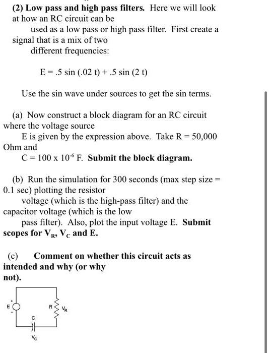 SOLVED: Please use Simulink to answer parts a, b, and c. Thank you. 2 ...