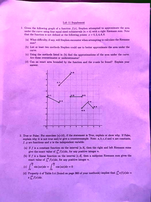 please help with with these questions lab 11supplement under the curve ...