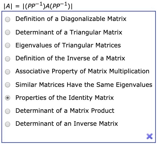 Solved Iai Ipp 1japp 1 Definition Of A Diagonalizable Matrix Determinant Of A Triangular 4732