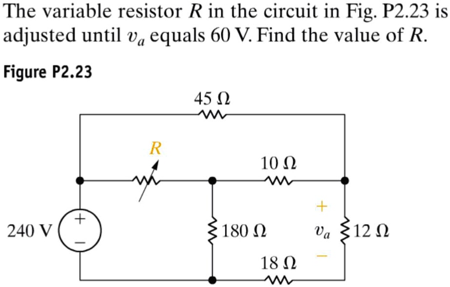 Variable Resistor In The Circuit Is Adjusted at Michael Hammons blog