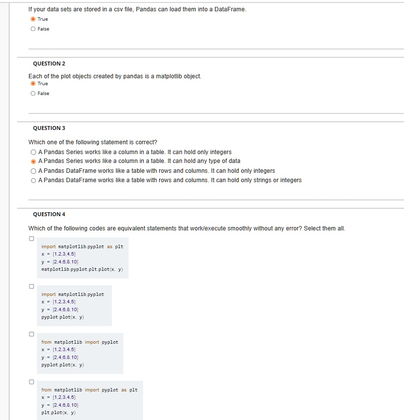 Solved If Your Data Sets Are Stored In A Csv File Pandas Can Load Them Into A Dataframe 4089