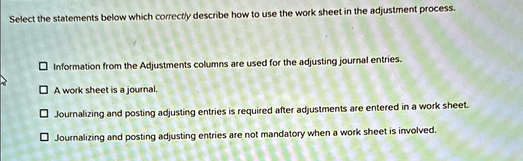 Journalizing and posting adjusting entries is required after ...