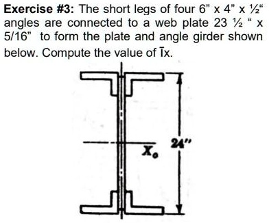 sub: Static of Rigid Bodies topic: moment of inertia Exercise #3: The ...