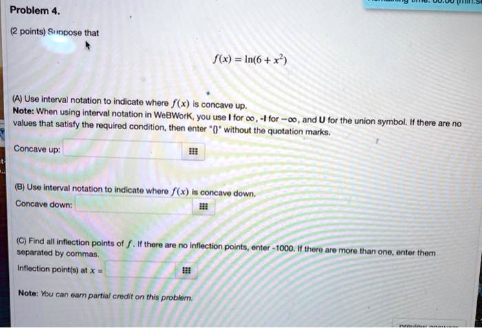 SOLVED: Text: Problem 4. (2 points) Suppose that J(x) = ln(6 + x) Use ...