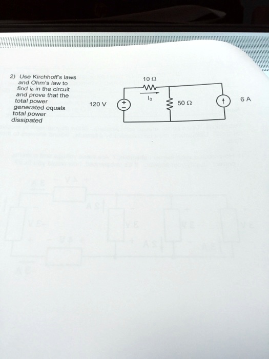 2) Use Kirchhoff's laws and Ohm's law to find io in the circuit and ...