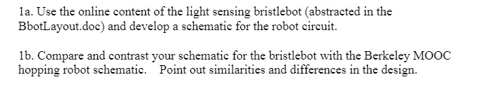 la use the online content of the light sensing bristlebot abstracted in ...