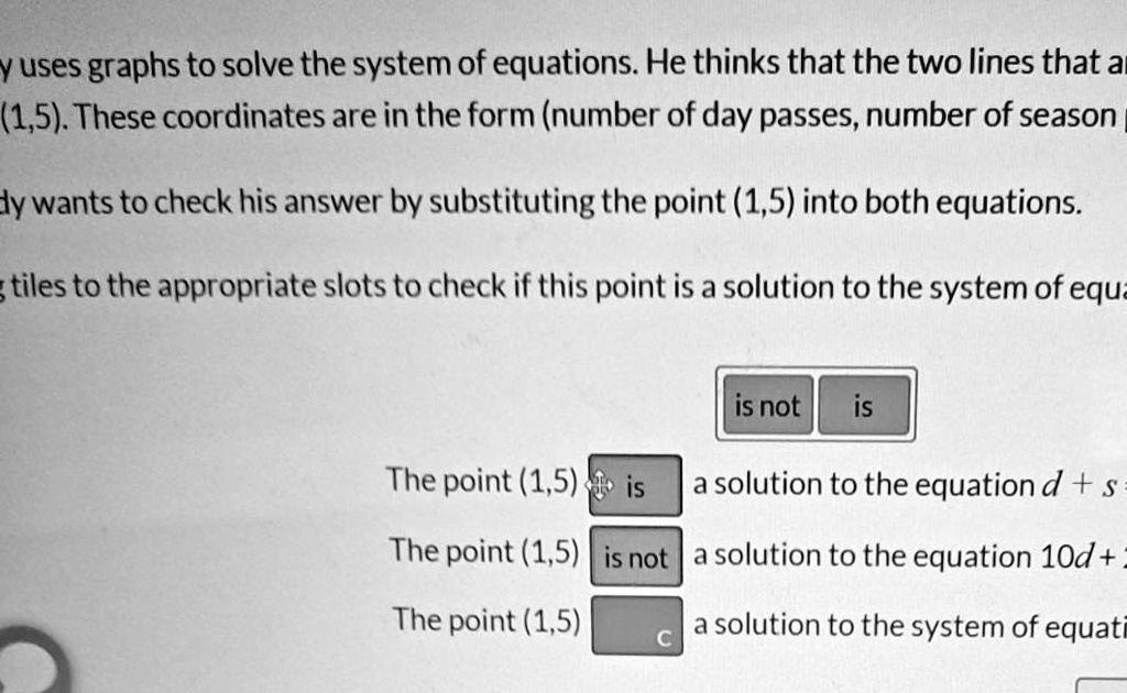 SOLVED: "Freddy usa gráfica para resolver el sistema de ecuaciones ...