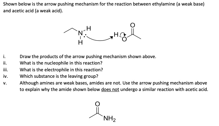 SOLVED: Shown below is the arrow pushing mechanism for the reaction ...