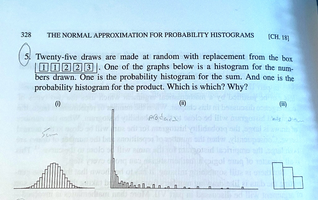 SOLVED: THE NORMAL APPROXIMATION FOR PROBABILITY HISTOGRAMS [CH: 18 ...