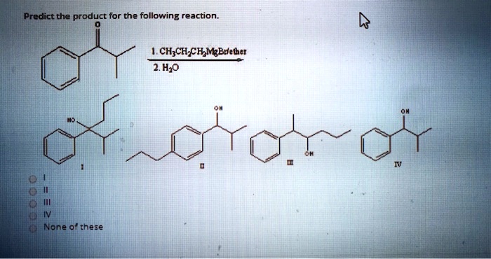 SOLVED: Predict the product for the following reaction CH;CH FH ...