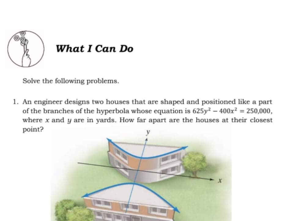 SOLVED: An engineer designs two houses that are shaped and positioned ...