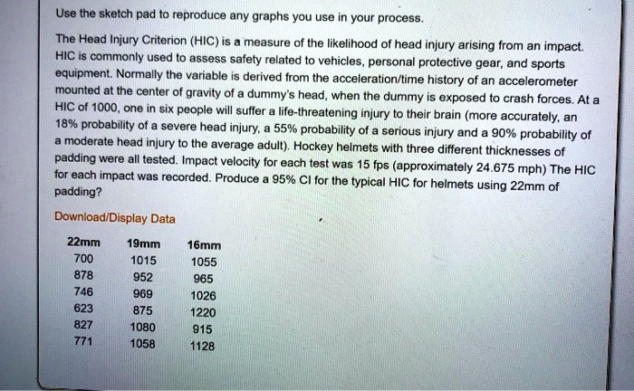 SOLVED:Use the sketch pad to reproduce any graphs you use in your ...