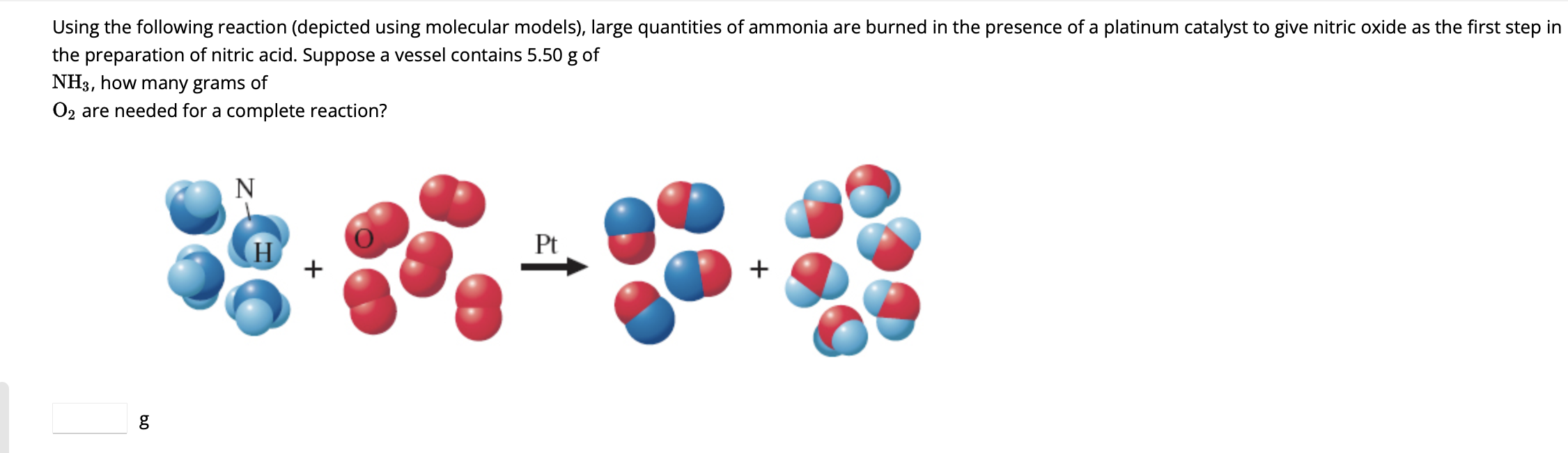 Using the following reaction (depicted using molecular models), large ...