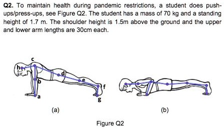 Q2. To maintain health during pandemic restrictions, a student does ...
