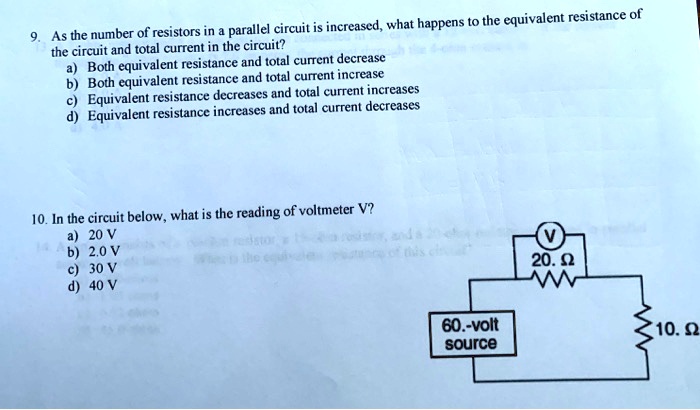 VIDEO solution: As the number of resistors in a parallel circuit is ...