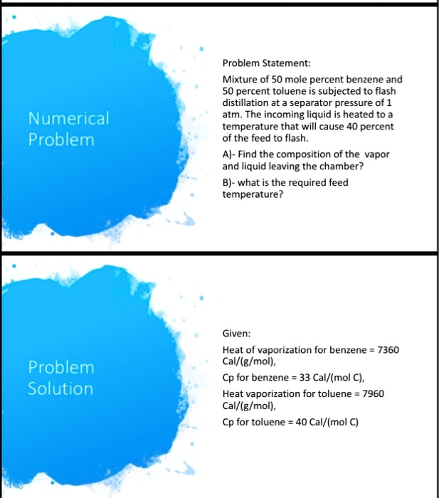 Fractional and Distillation Separation Process Problem Statement: A ...