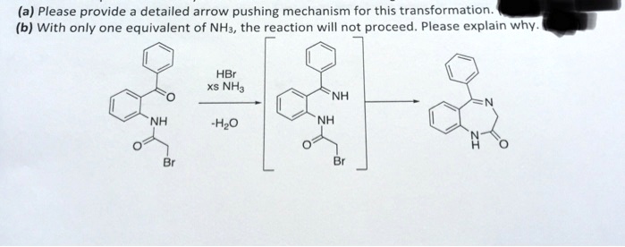 (a) Please provide detailed arrow pushing mechanism for this ...