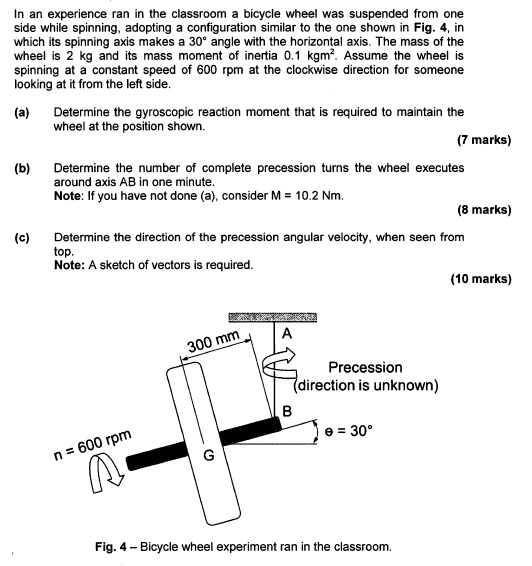 SOLVED: Side while spinning, adopting a configuration similar to the ...