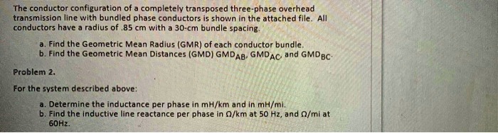 SOLVED: The conductor configuration of a completely transposed three ...
