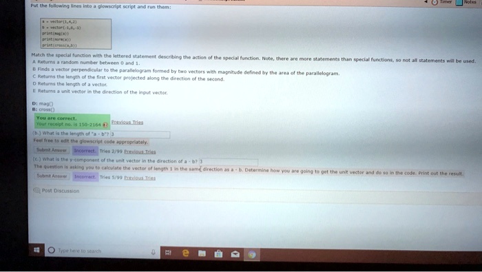 Solved Glowscript Is A Programming Language That Allows You To Write Scripts And Run Them The