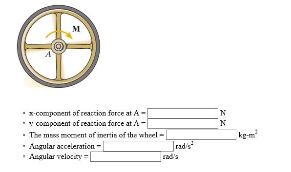 SOLVED: X-component of reaction force at A = y-component of reaction ...