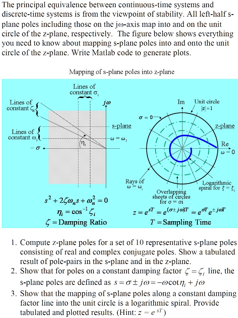 the principal equivalence between continuous time systems and discrete ...