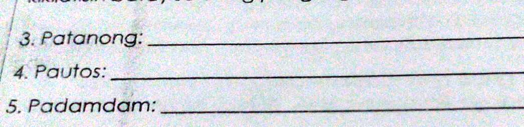 gawain sa pagkatuto bilang 6 isipin ikaw ay bibili ng gamit o produkto na iyong kailangan sa pag ...