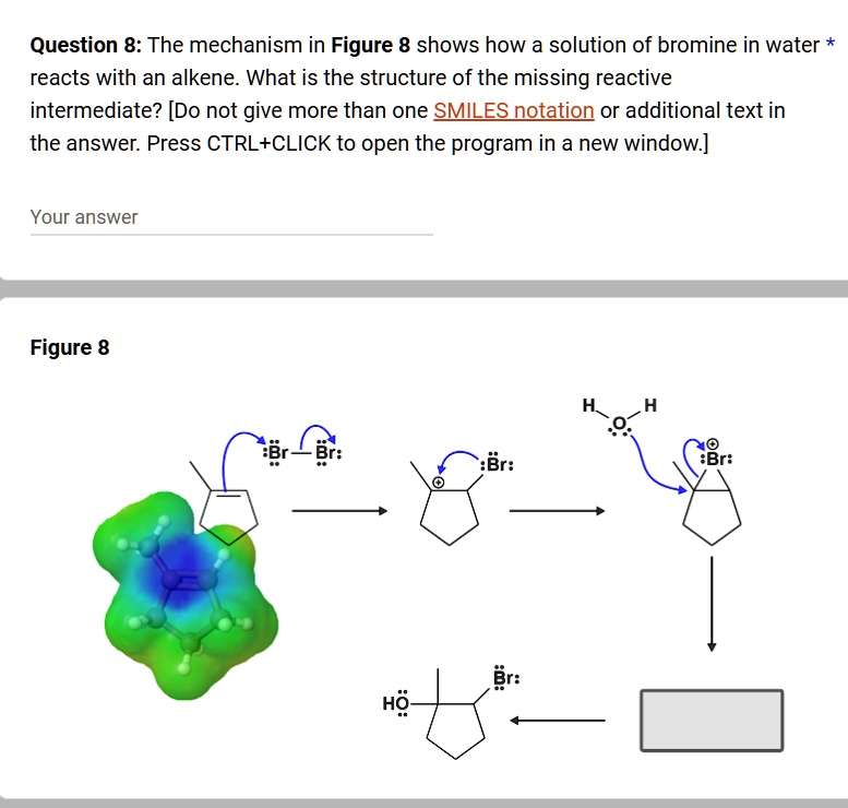 SOLVED: Question 8: The mechanism in Figure 8 shows how a solution of ...