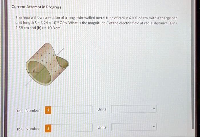 SOLVED: Texts: Current Attempt in Progress The figure shows a section of a long, thin-walled ...