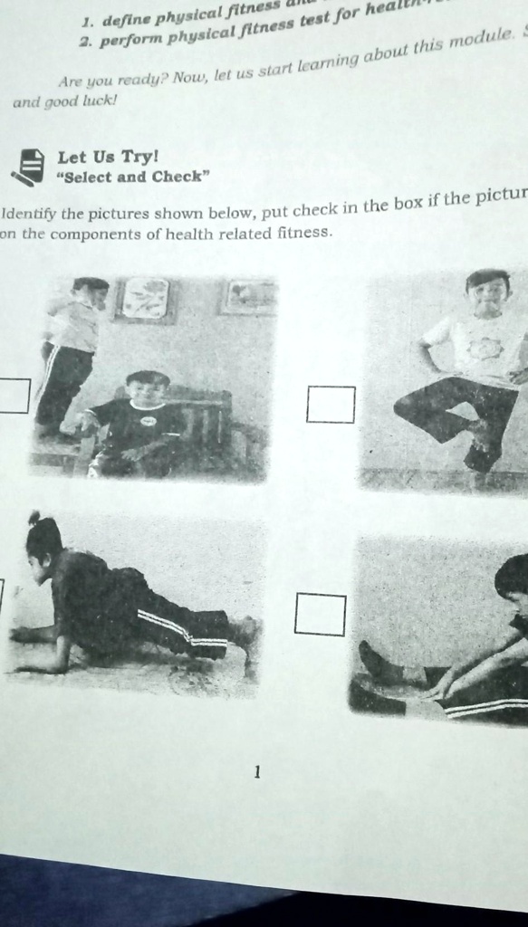 SOLVED: Identify the pictures shown below, put a check in the box if ...