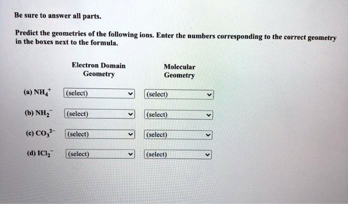 Nh4 Molecular Geometry