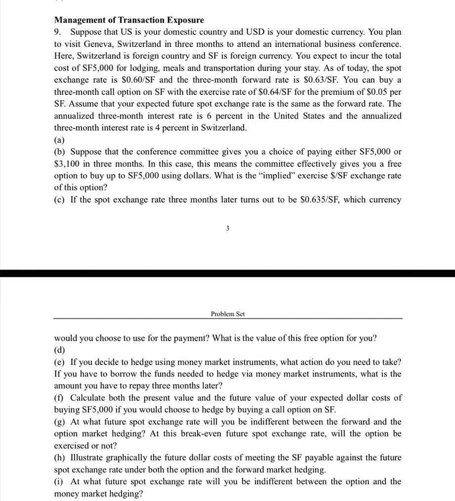 SOLVED: Potential questions for Part a: 1. What is the domestic country ...