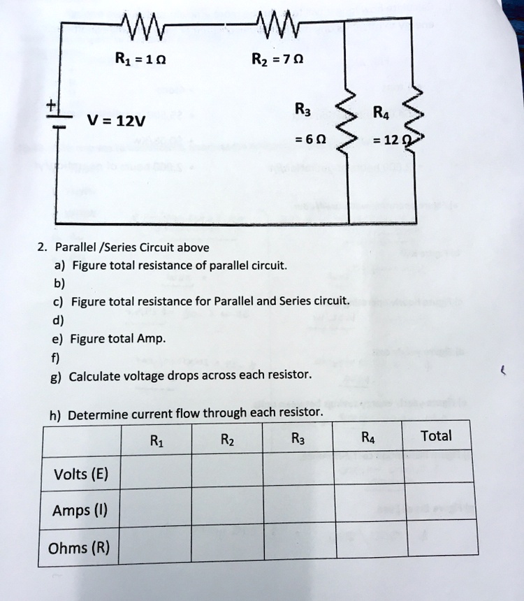1 12v 7 6 2 Parallel Series Circuit Above Figure Total