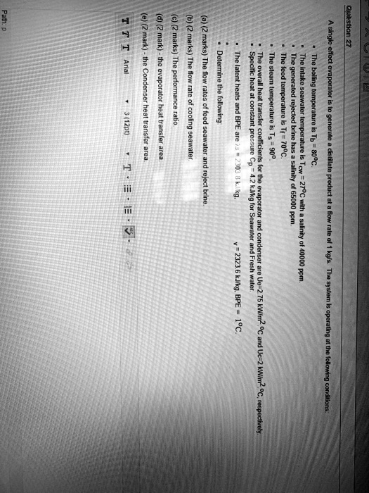 path tttaa e2 mark the condenser heat transfer area d2 mark the ...