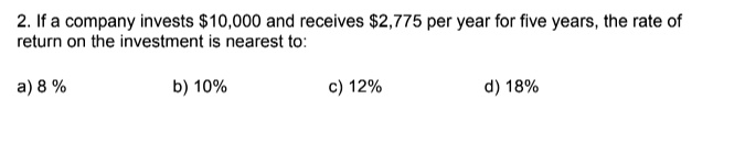 SOLVED: A uniform gradient cash flow diagram is given in the figure ...