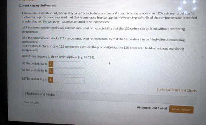 SOLVED:Current Attempt In Progress This exercise illustrates that poor ...