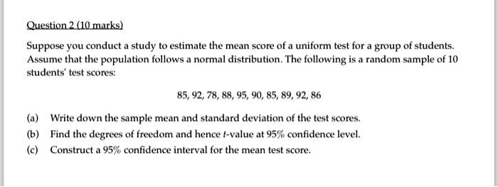 SOLVED: please answer the questionn and answer step by step Question2(10 marks) Suppose you ...