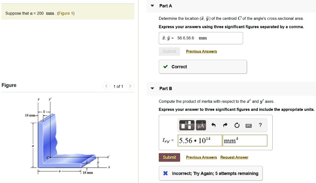 SOLVED: Suppose that a = 200 mm. Figure 1. Determine the location of ...