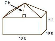 the composite solid was formed by joining a square pyramid and a ...