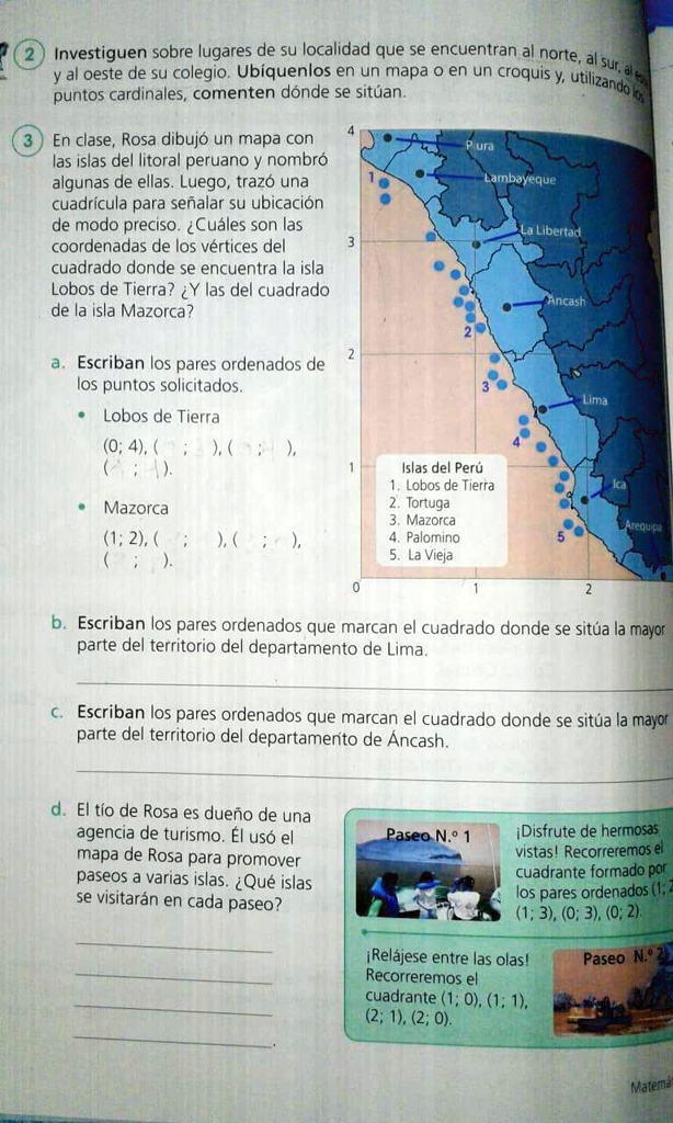 SOLVED: 31 puntos y coronita Investiguen sobre lugares de su localidad ...