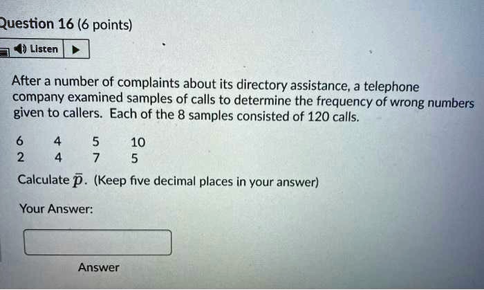 After receiving a number of complaints about its directory assistance ...