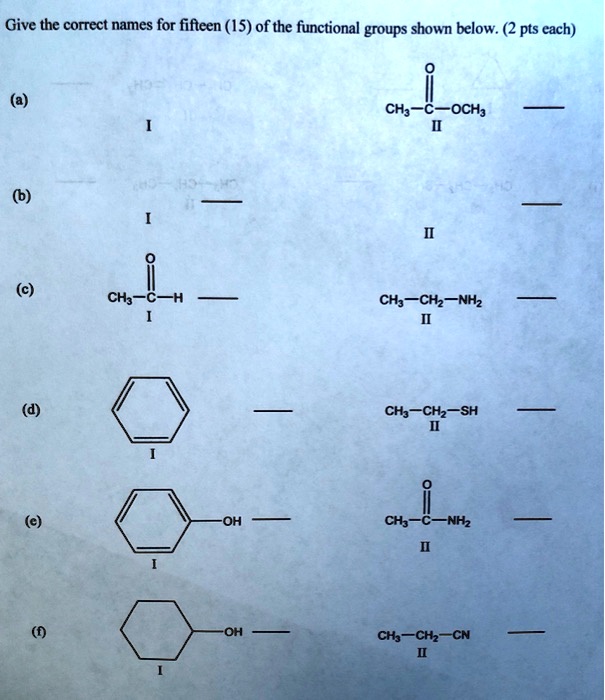 [GET ANSWER] give the correct names for fifteen 1s of the functional ...